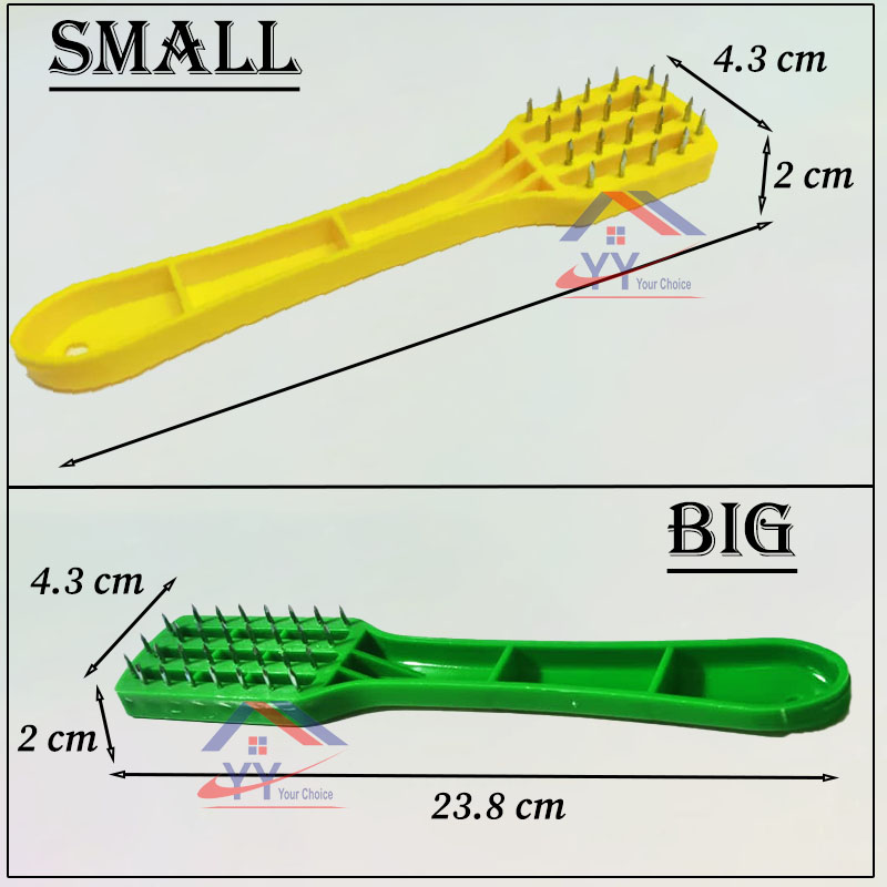Fish Scale Scraper/Plastic Handle Fish Scale Remover Scrapper/Handheld ...