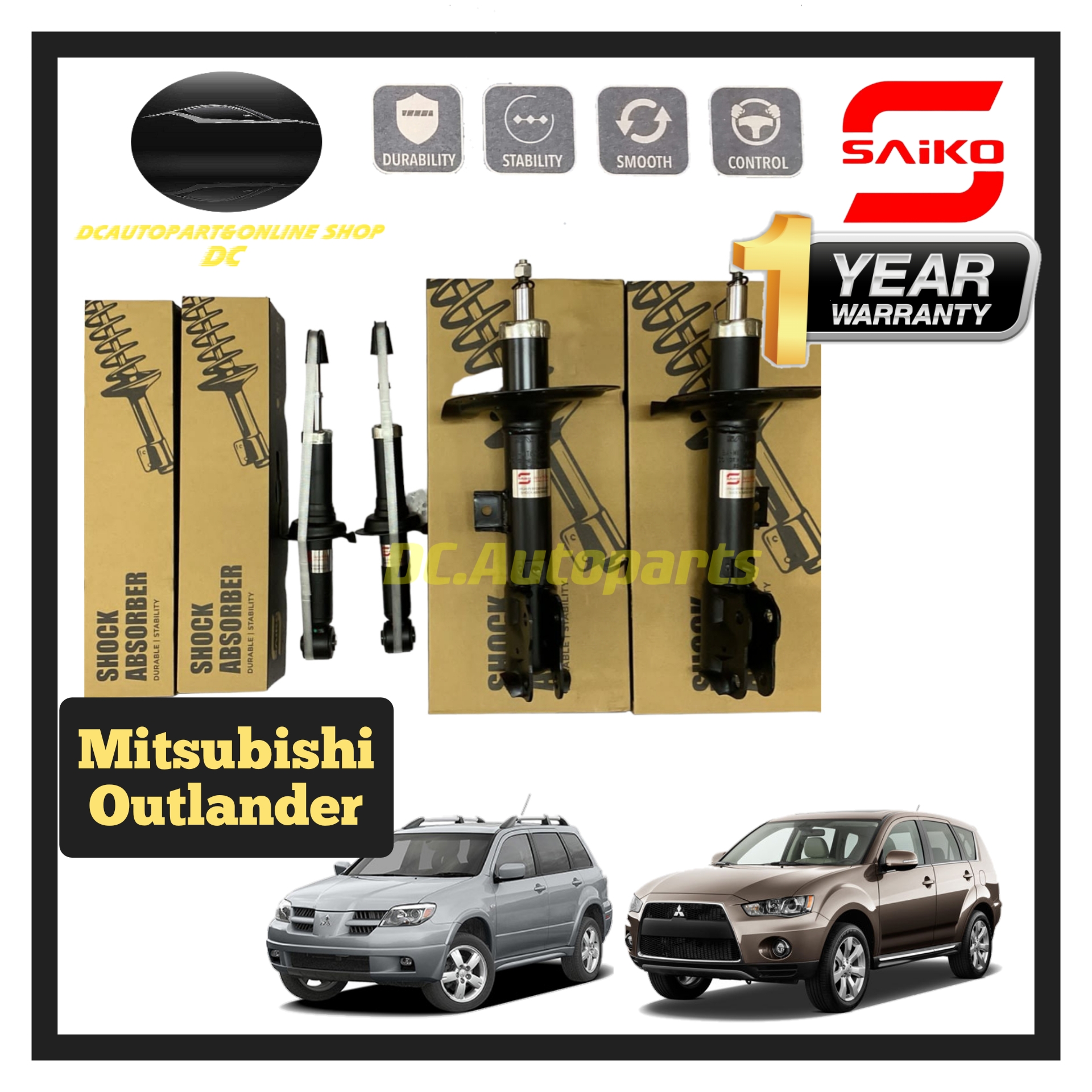 (WARRANTY 1 YEAR) SAIKO MITSUBISHI OUTLANDER GF3W GF2W GF7W CU2W FRONT ...