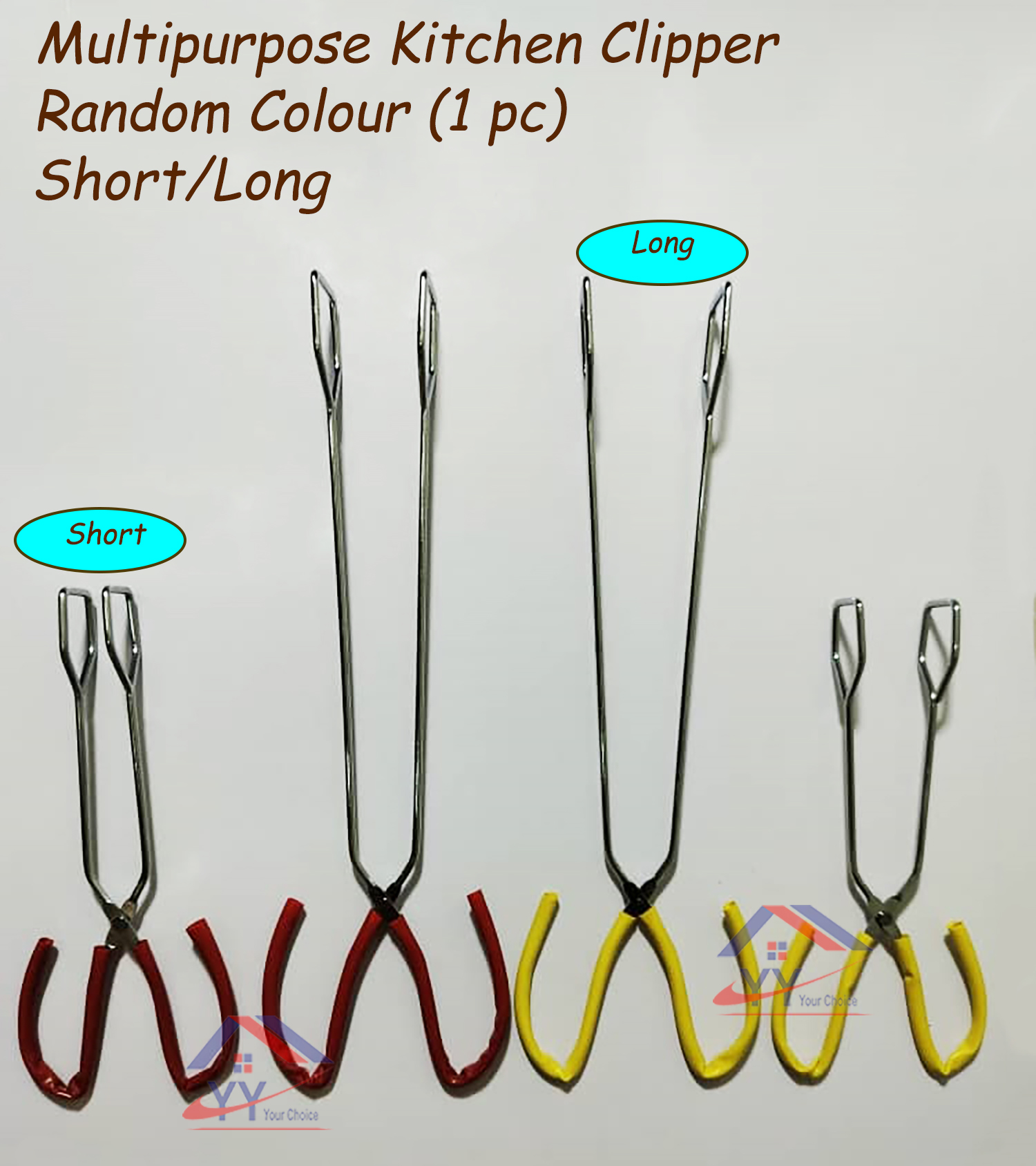 Stainless Steel Food Tong/Multipurpose Kitchen Clipper/Penyepit Kuih ...