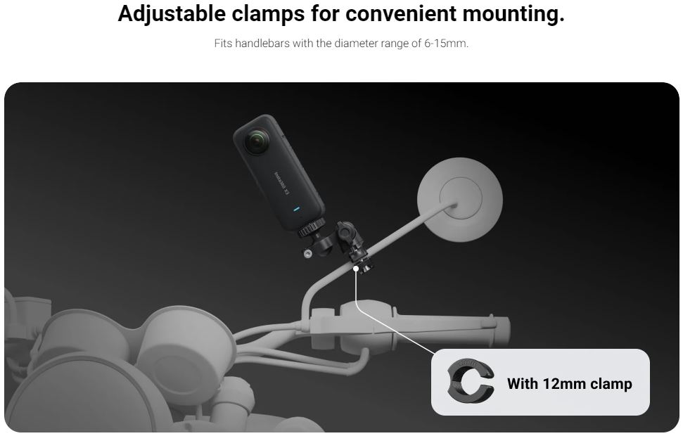 Insta360 Rear View Mirror Mount | Shopee Malaysia