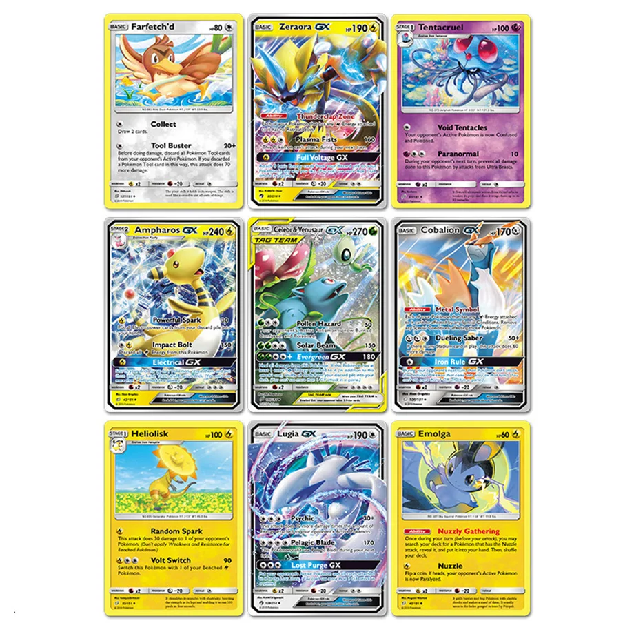 10pcs/pack Pokemon Trading Card Pack Collection | Shopee Malaysia