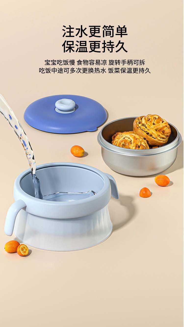 New Item~Baby suction ppsu keep warm bowl 316 stainless steel material ...
