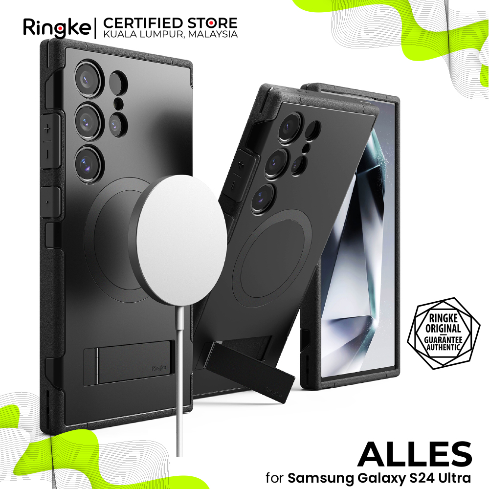 RINGKE® ALLES Magnetic Samsung Galaxy S24 Ultra MagSafe Kickstand ...