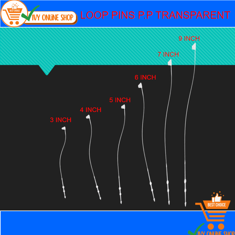 [Ready Stock] Loop Pins 5,000 pieces Loop lock Pins / Price Tag Pins ...