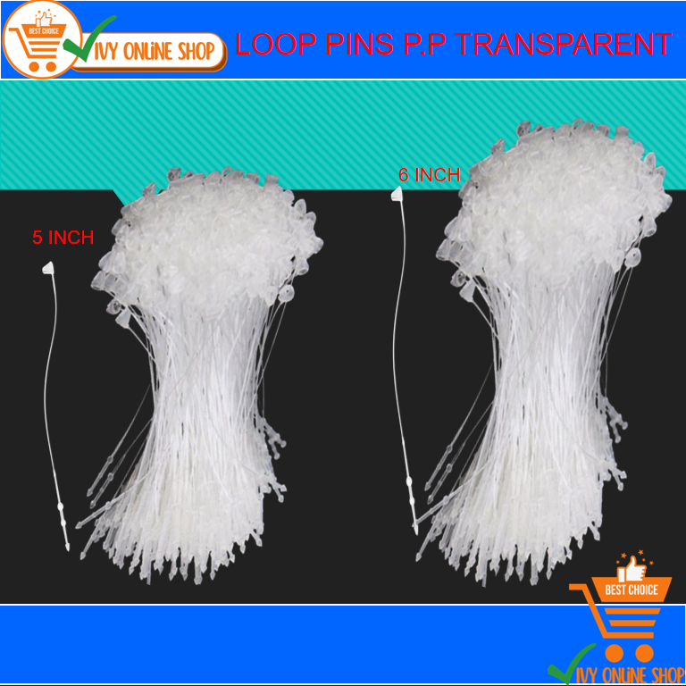 [Ready Stock] Loop Pins 5,000 pieces Loop lock Pins / Price Tag Pins ...