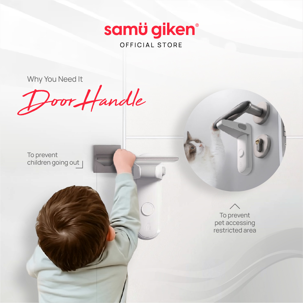 Samu Giken Door Lever Lock | Kunci Tuas Pintu, Model: SL-DL3207GW ...