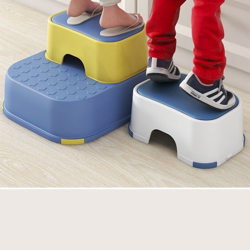 🐳Detachable 2 Step Children's Chair Kids Step Ladder Stools Anti-Slip ...