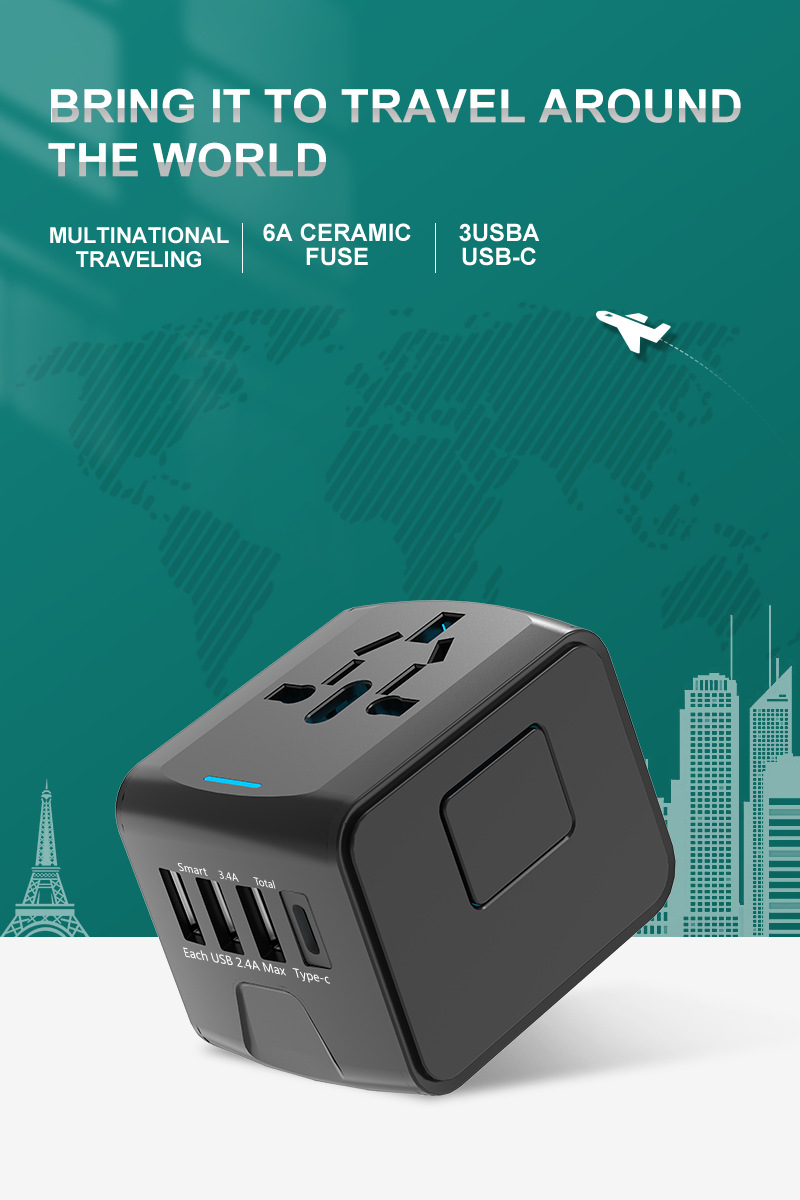 Universal Adapter Travel International Adapter Plug Universal Adapter ...