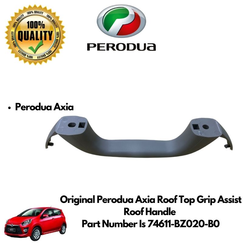 Original Perodua Axia Roof Top Grip Assist Roof Handle （No Skru ...