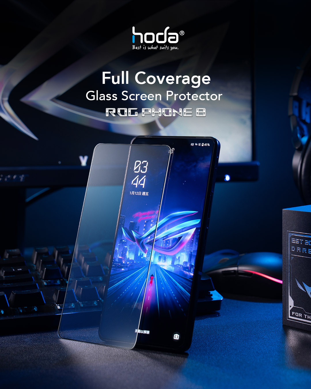 [Asus ROG 9 8 7 6 6D 5 5S Pro Ultimate] Hoda 0.21mm Evolution Strengthened Edge Full Tempered ...