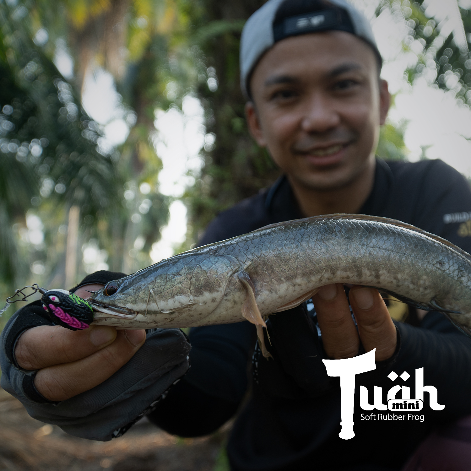 EXP MINI TUAH JEBAT FROG Soft Rubber Frog Expert For Snakehead Hunter ...