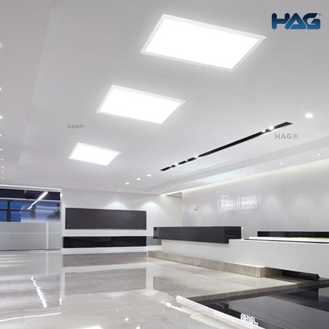 HAG® LED Office Panel Light (Built-in LED) 3000K & 4000K | Shopee Malaysia