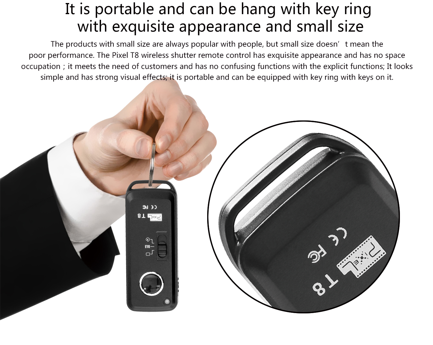 Pixel T8 Wireless Shutter Release Remote Control Fro Canon Nikon Sony ...