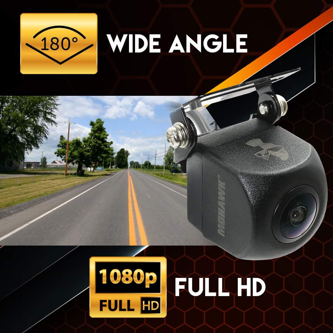 MOHAWK MS Series Full HD CCD Rear View Camera / Reverse Cam MS-IP68 HD ...