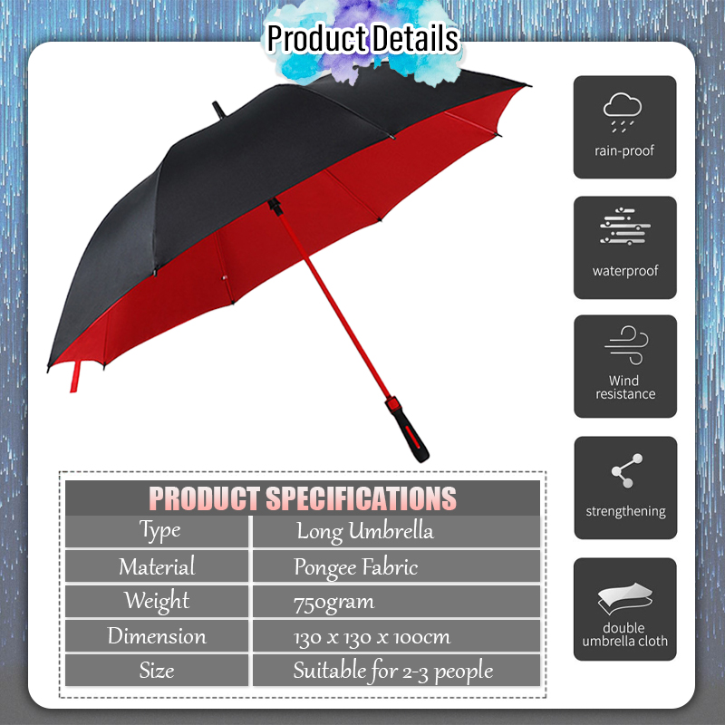 [Little B House] Extra Large Double Layer Wind Resisting Umbrella Big ...