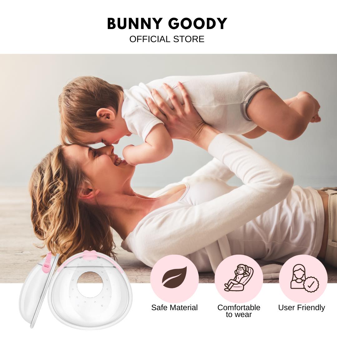 Bunny Goody 3 In 1 Wearable Nipple Shield & Breast Pad Milk Collector | Shopee Malaysia