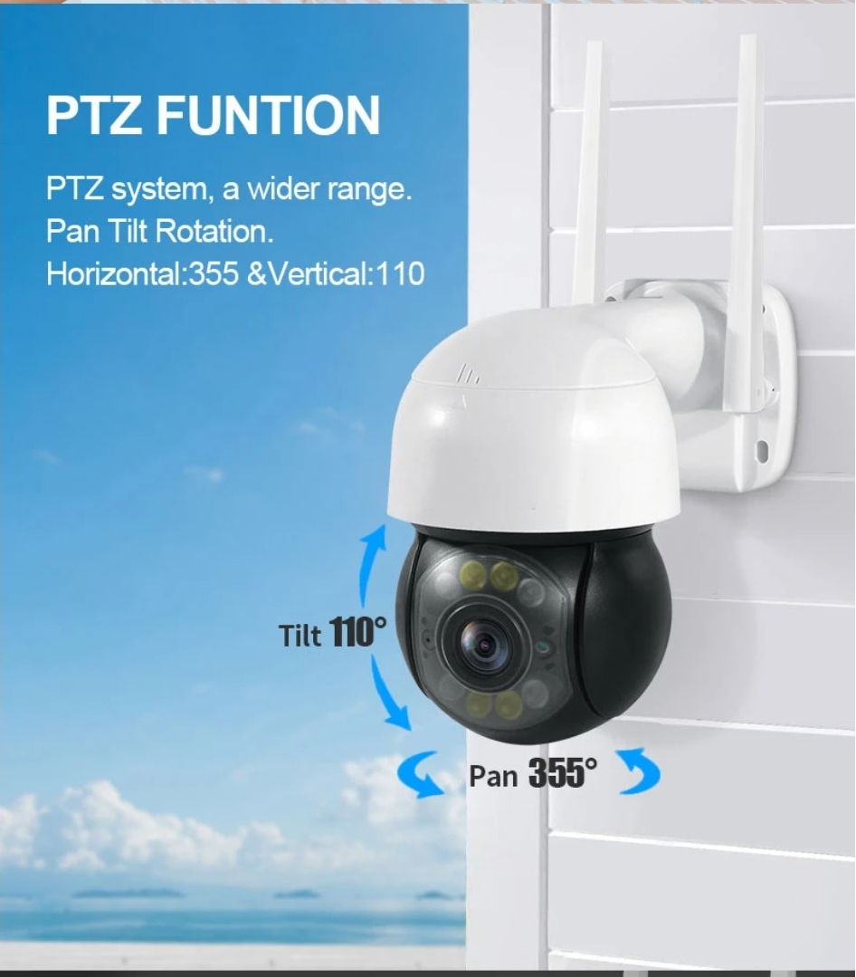 iCSee 3MP 2304 x 1296 Dual Light Color Night Vision Outdoor ...