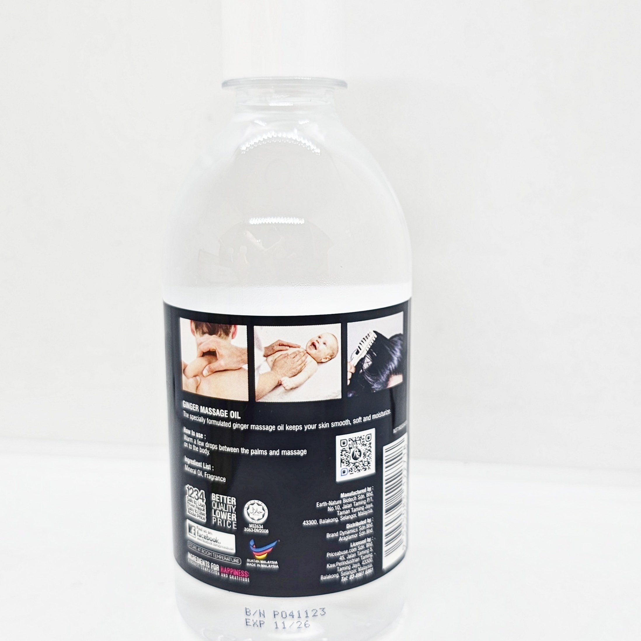 PG Perfume Generics Ginger Massage Oil (410ml / Halal) Minyak Urut ...