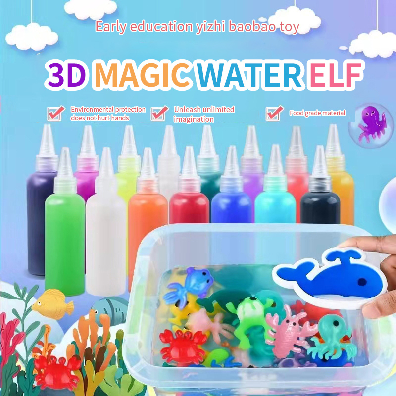 DIY Magic Water Elf Set Kids Handmade Slime Ocean Toys Art Craft ...