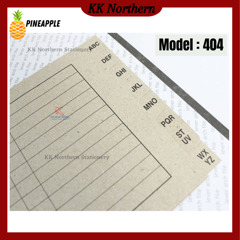 [PINEAPPLE] 3 Inch Lever Arch File 404 Ring File School Office Fail ...