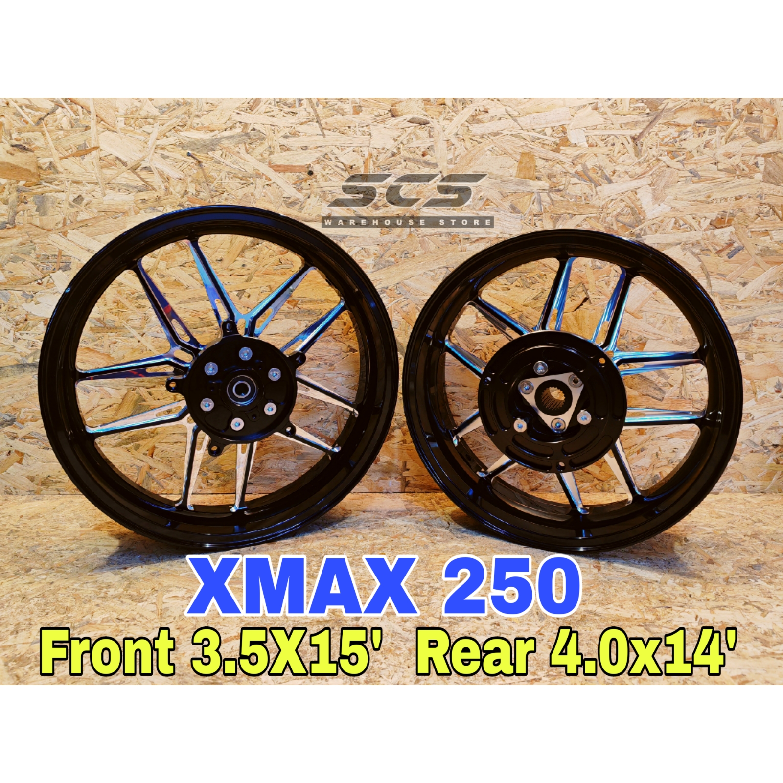 Sport Rim Forged CNC Yamaha XMAX XMAX250 Alloy Rim 350x15' 400x14 ...