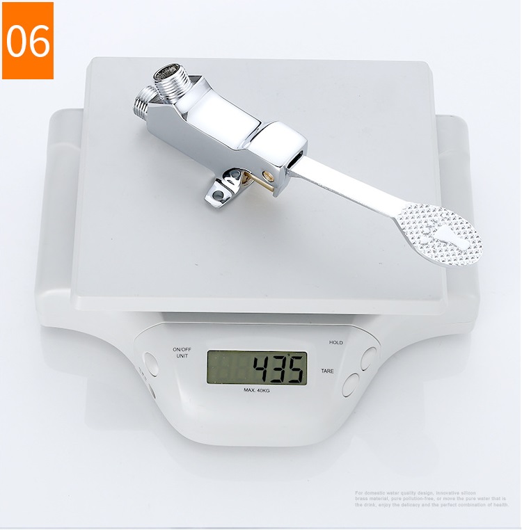 FOOT STEP PEDAL BATHROOM FAUCET BRASS MEDICAL HYGIENE FOOT PEDAL ...