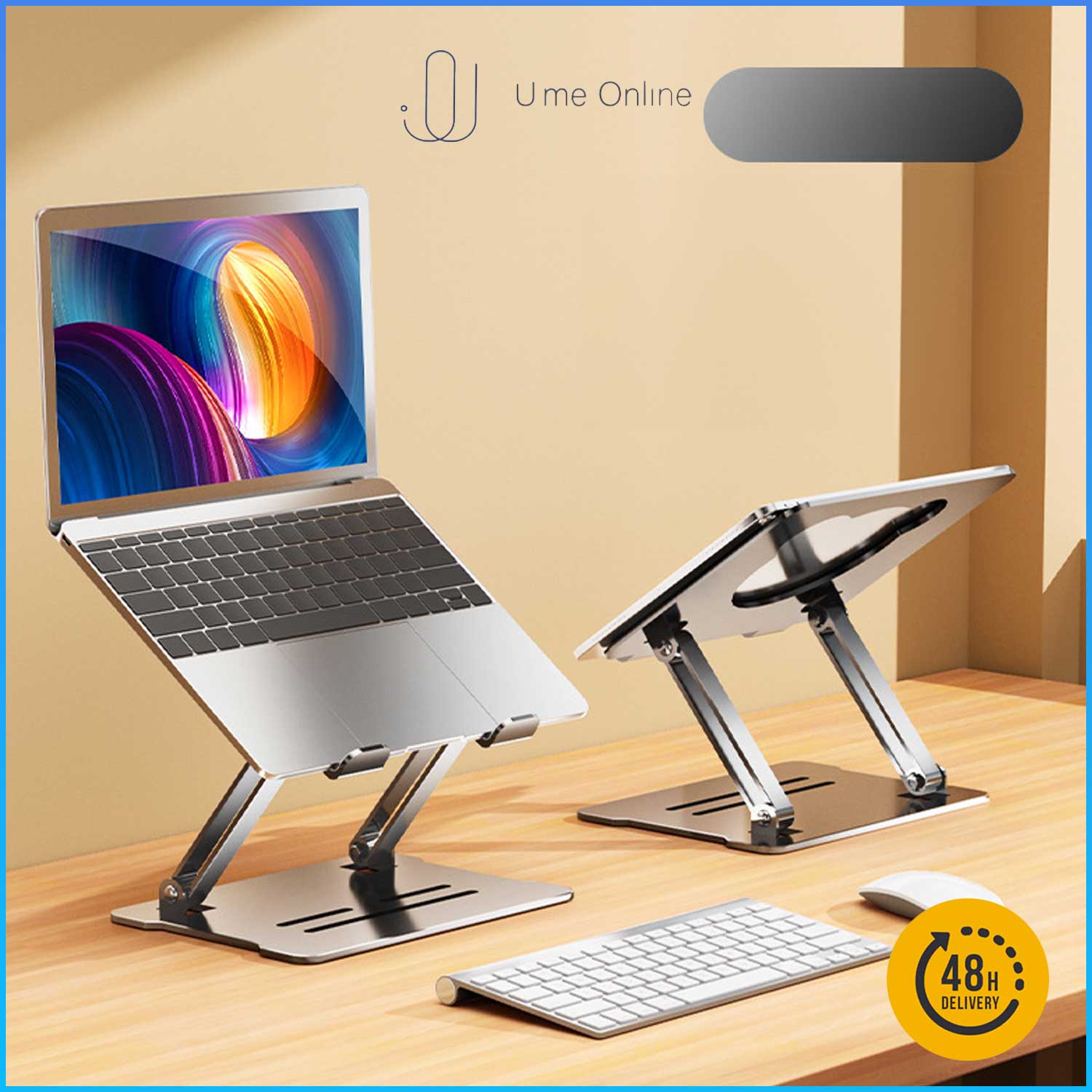 U.me 360° Rotation Laptop Stand Laptop Holder Non Slip Foldable ...
