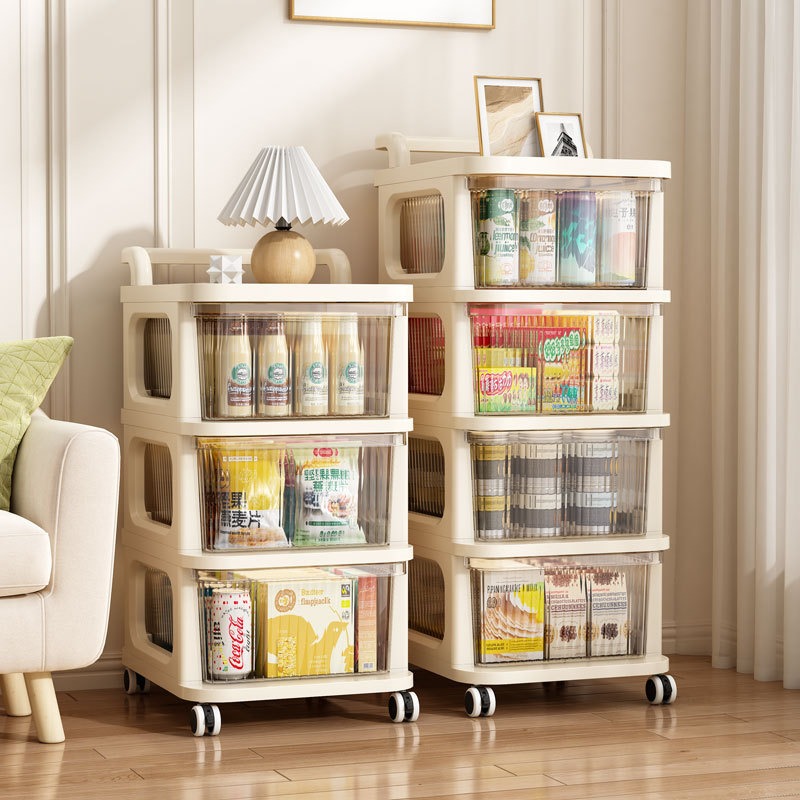 Muji Trolley Rack Drawer Cabinet Stroller Baby Storage Rack Cabinet ...