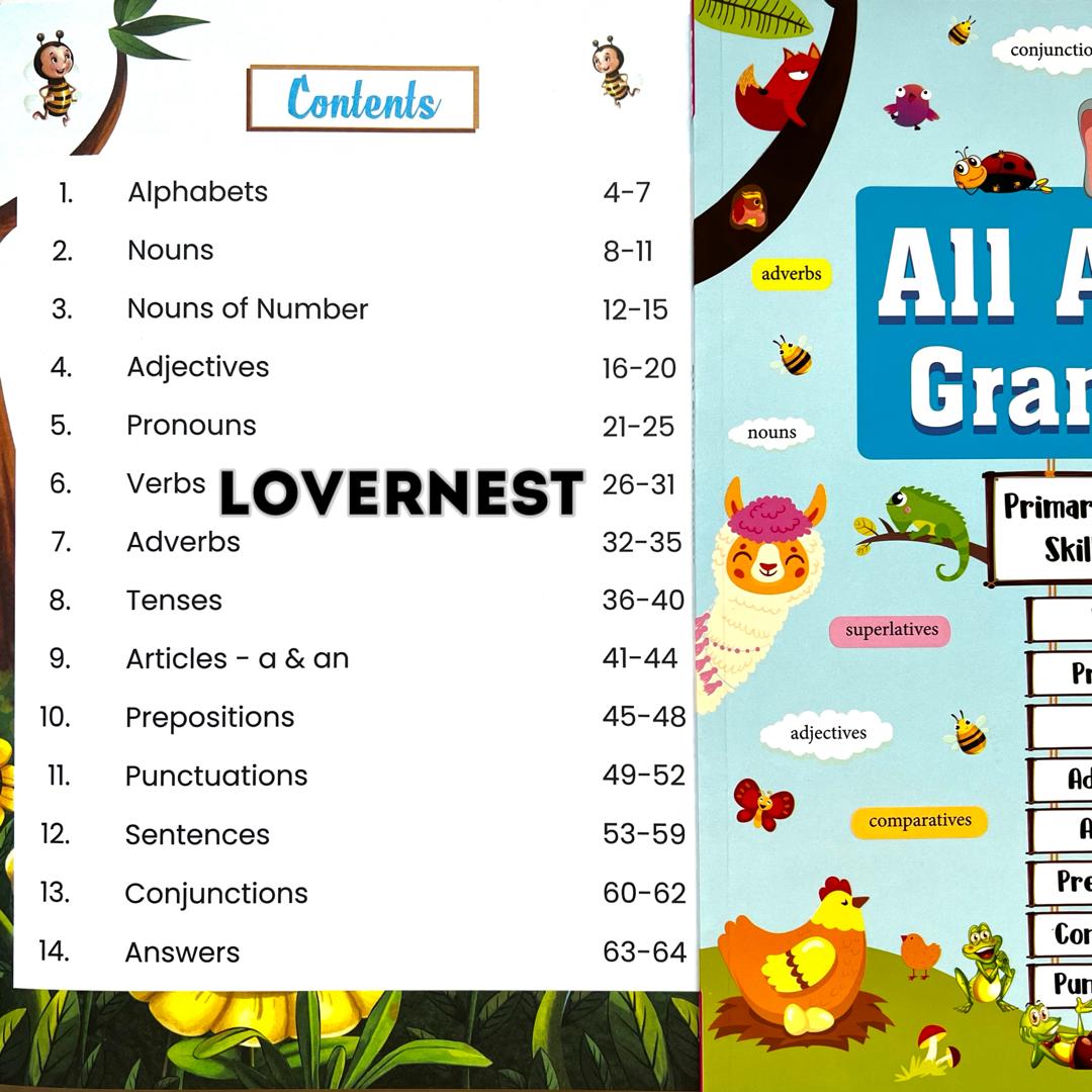 GRAMMAR EXERCISE All About Grammar for Ages 6-9 Primary Language Skill ...