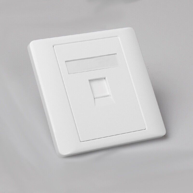 RJ45 Cat5e Cat6 1/2/3/4Ports Faceplate Data Wall Socket Outlet ...