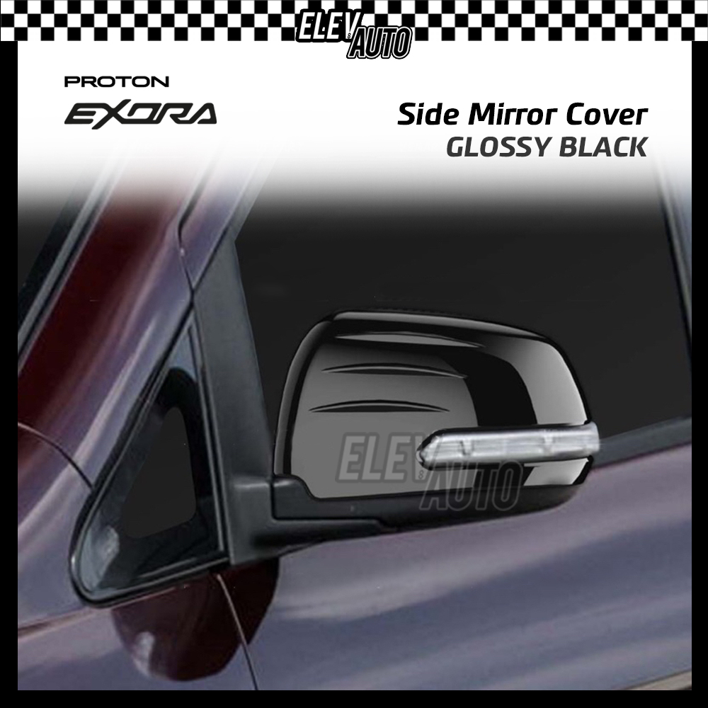 Proton Exora Side Mirror Cover Carbon Fiber Chrome Trim Accessories ...