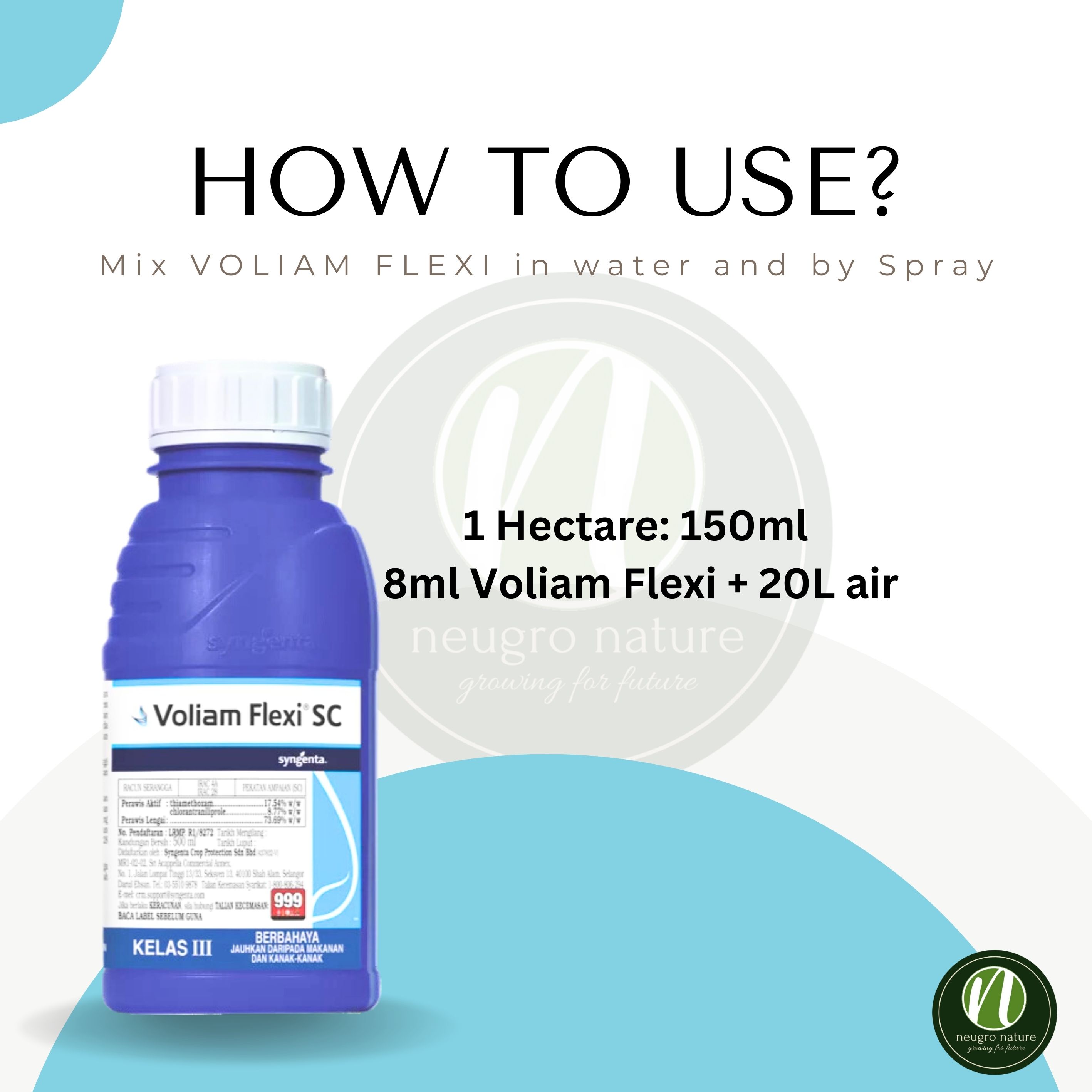 Syngenta VOLIAM FLEXI SC 500ml Insecticide - Kawal Ulat Pengorek Batang ...
