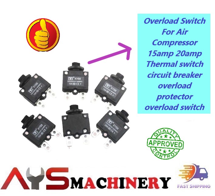Overload Switch For Air Compressor 15amp 20amp | Shopee Malaysia