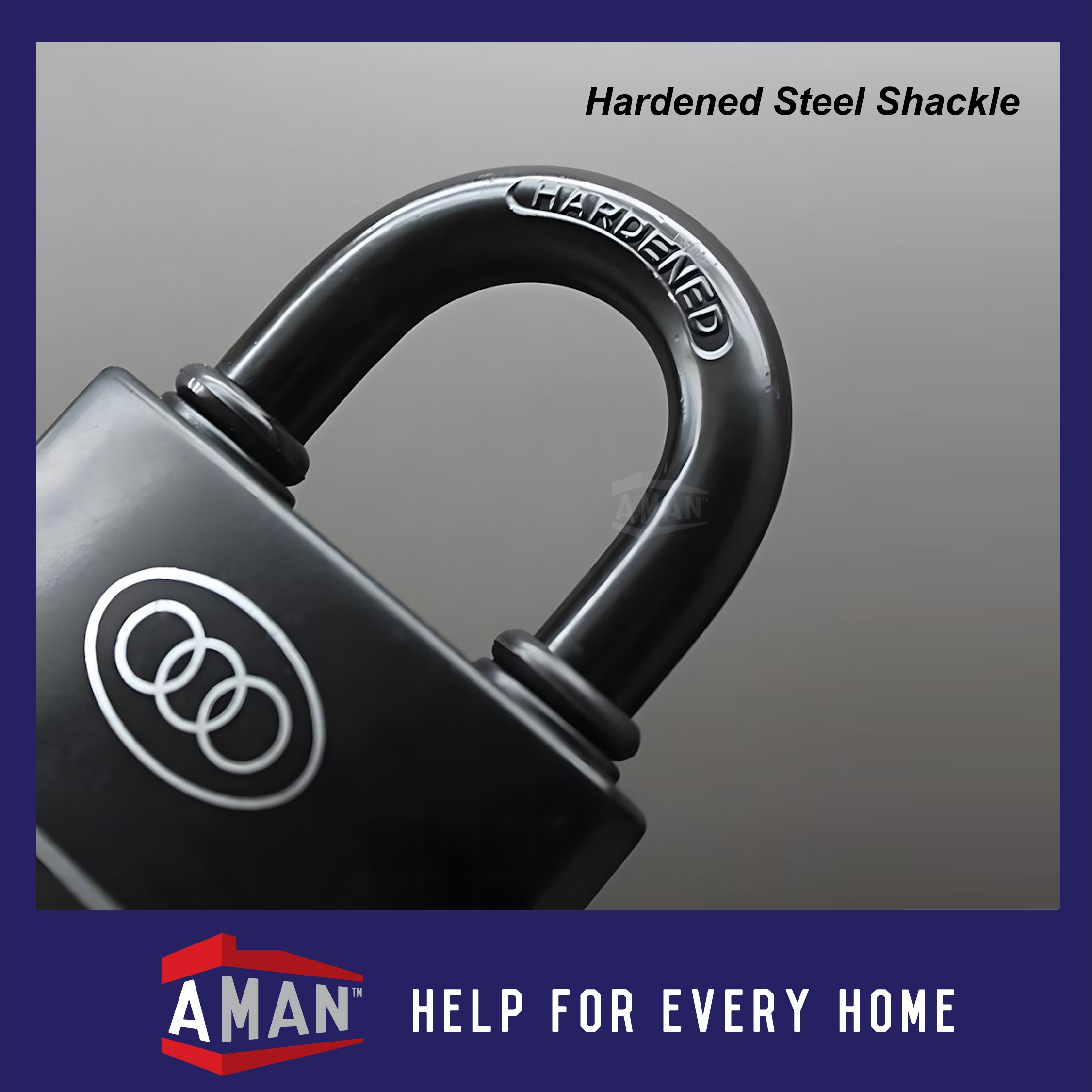 TRI-CIRCLE Heavy Duty Weatherproof Padlock Weather Resistant Padlock ...