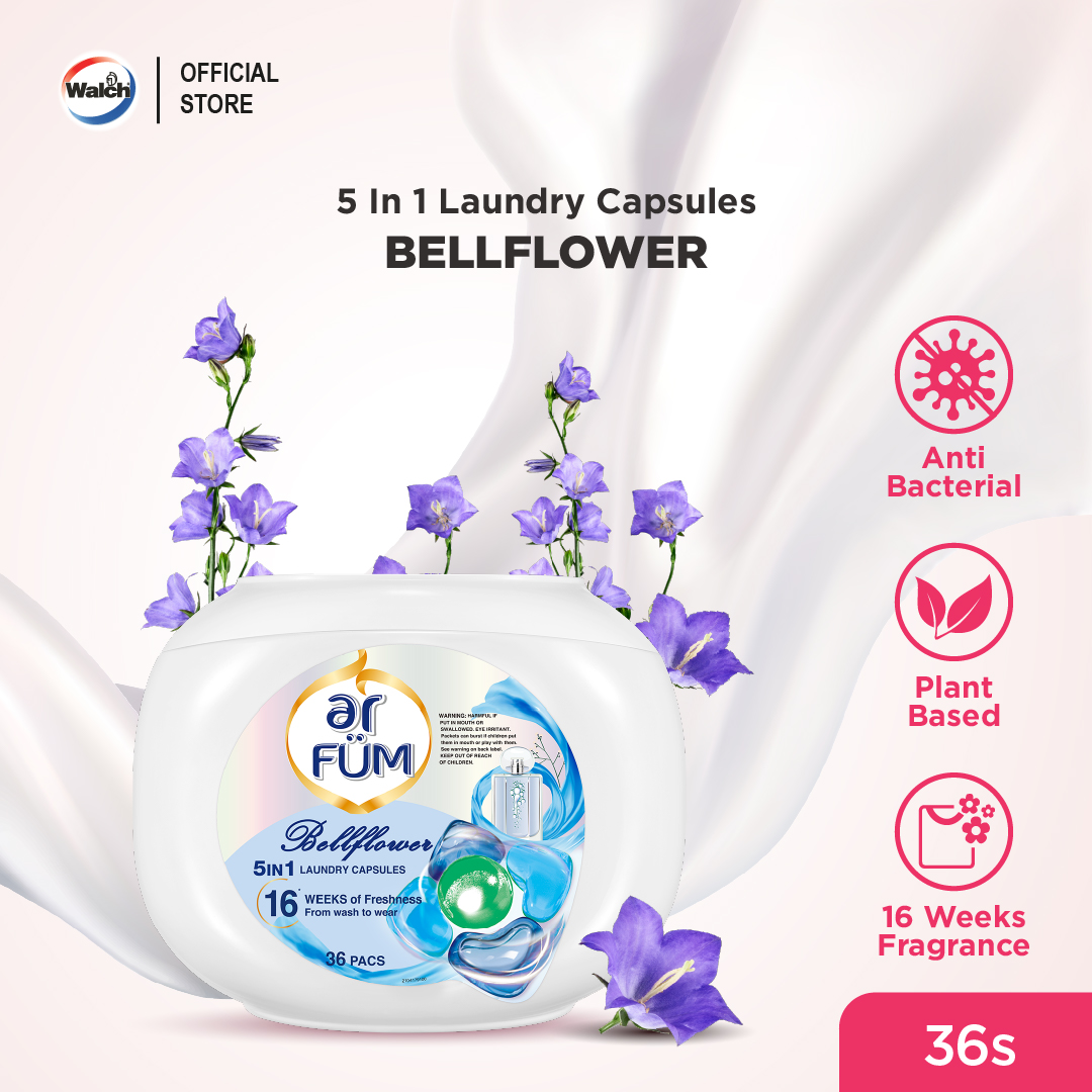 ar FÜM 5 In 1 Laundry Capsules Bellflower (12g x 36 Pcs) | Shopee Malaysia