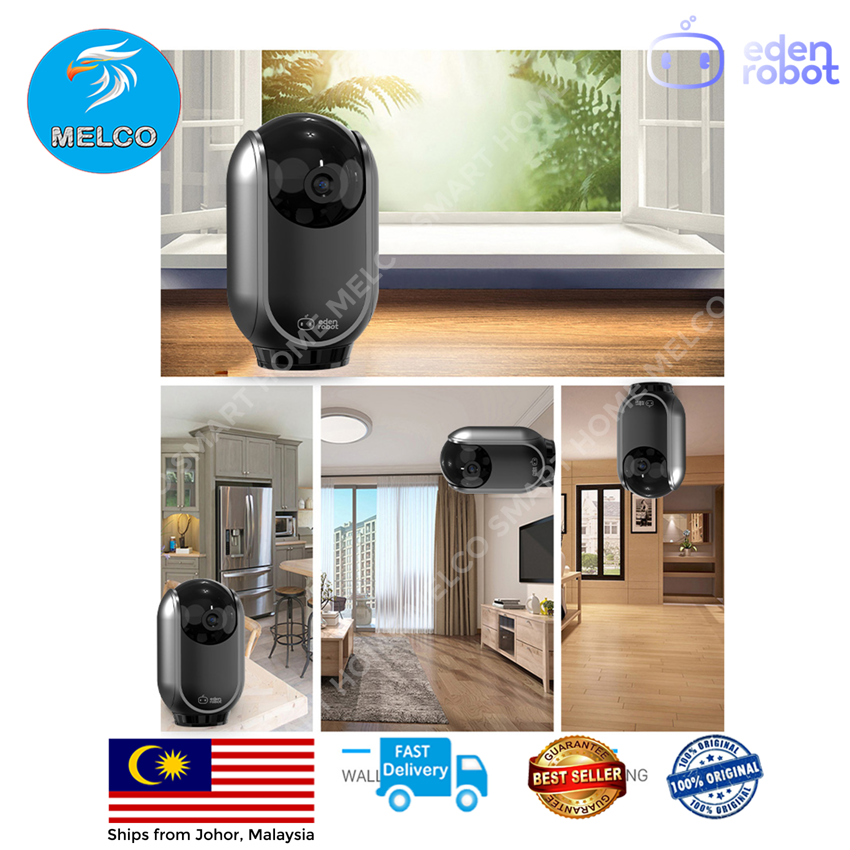 Eden Robot Gpro | eGate Smart Camera CCTV *Limited Edition Matte Black ...