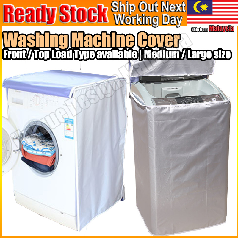 Fit for 6-14kg Washing Machine Cover Waterproof Top Load Front | Shopee ...