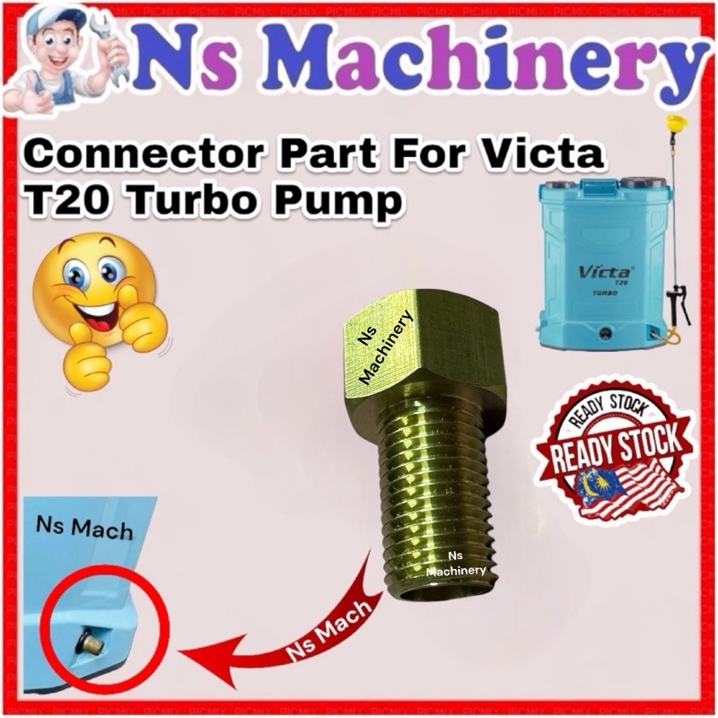 Victa T20 Turbo Battery Pump Connector Spare Part/Victa Connector Joint ...
