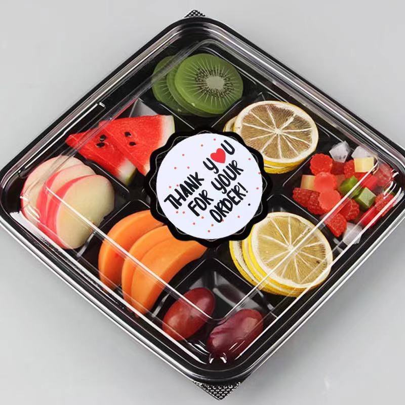 500pcs/Roll Thank You Sticker Seal Tape Label Sticker Food Sticker Door ...