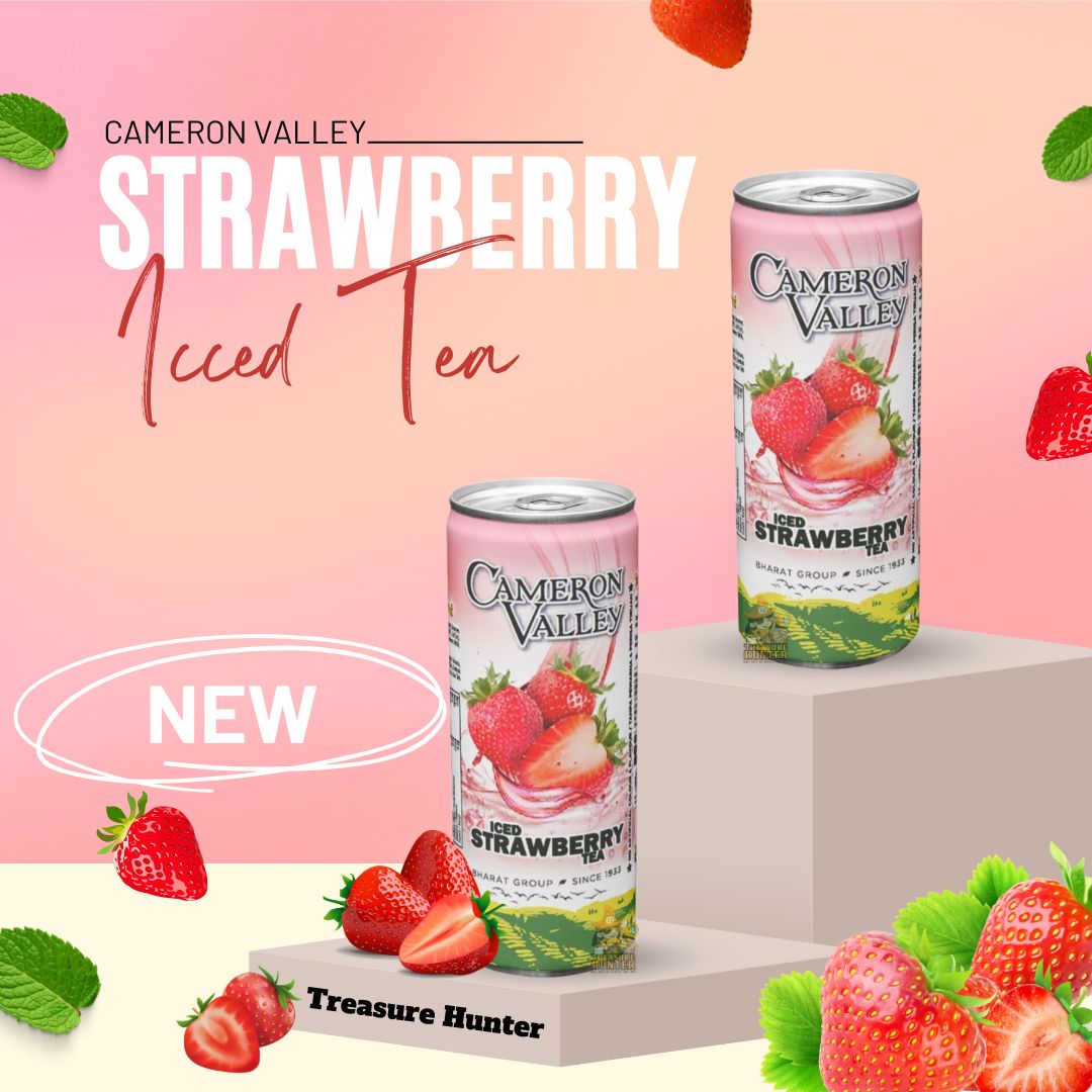 Cameron Valley Strawberry Iced Tea Ready to Drink 1 x 240ml | Shopee ...