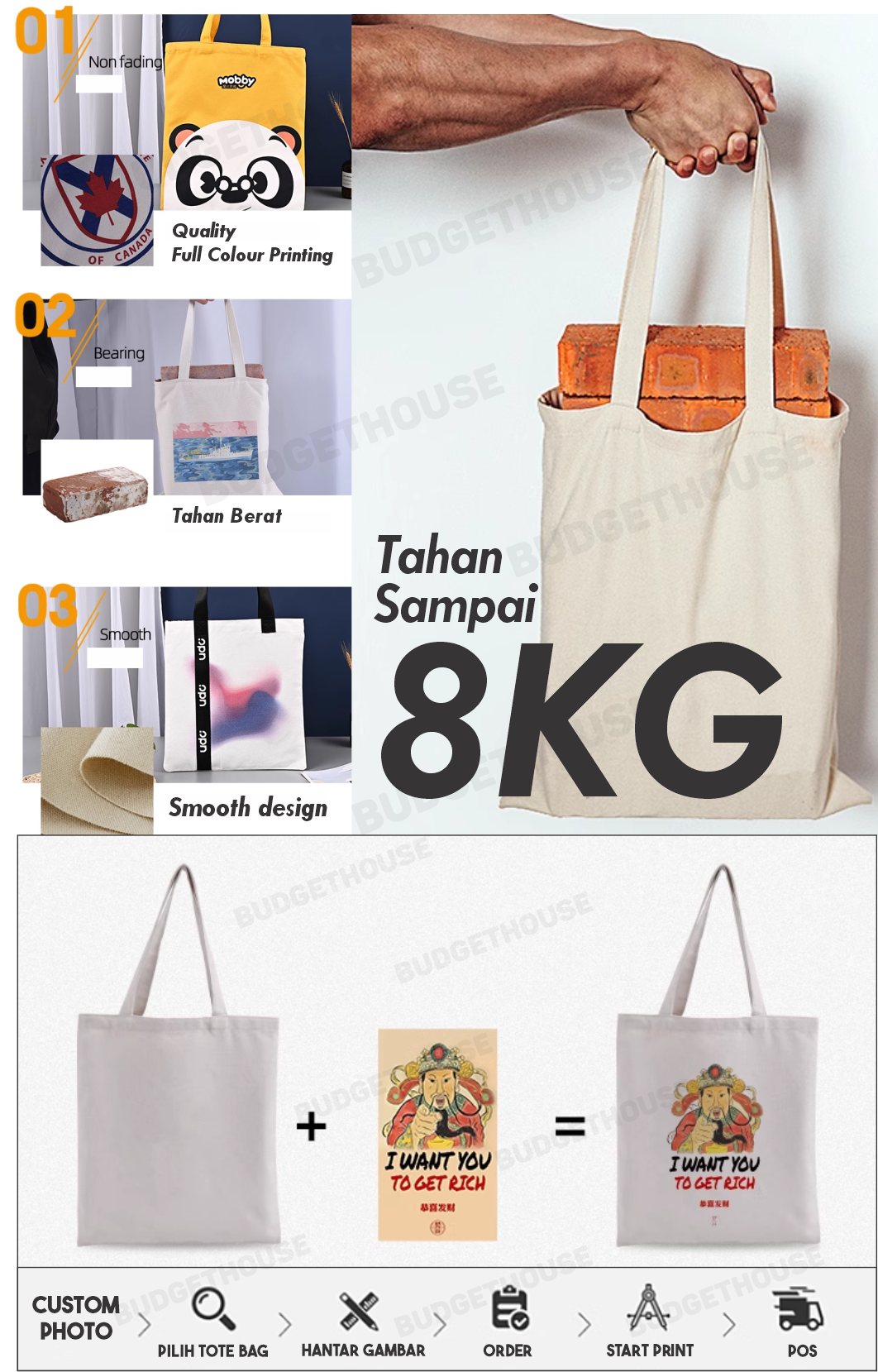 Canvas bag Tote Bag Customize tote bag custom jute bag custom tote bag ...