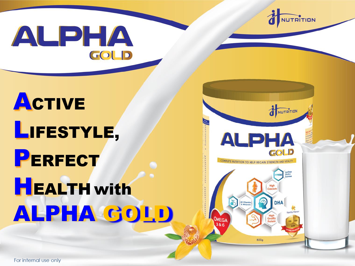 [JH NUTRITION] Alpha Gold 800g (6 tins) - Diabetic milk, blood sugar ...
