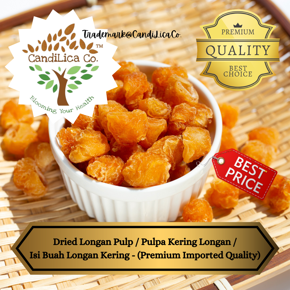 CandiLica Co. Dried Longan Pulp / Pulpa Kering Longan / Isi Buah Longan ...