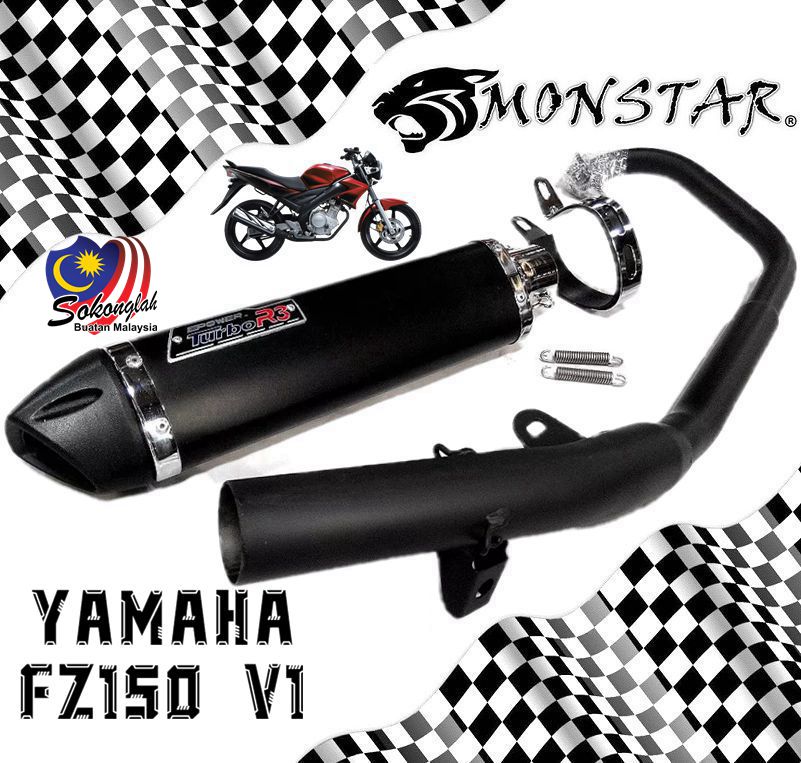 FZ150 FZ FZ150i V1 Exhaust Racing Ekzos EPOWER Turbo R3 ejm exzos exos ...
