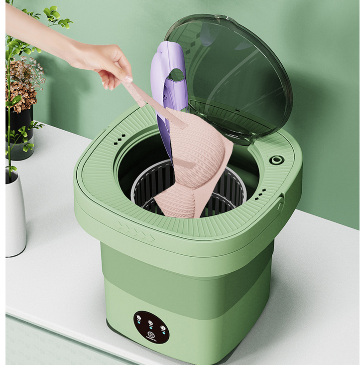 Foldable Folding Portable Mini Washing Machine 6L Small Washing Machine ...