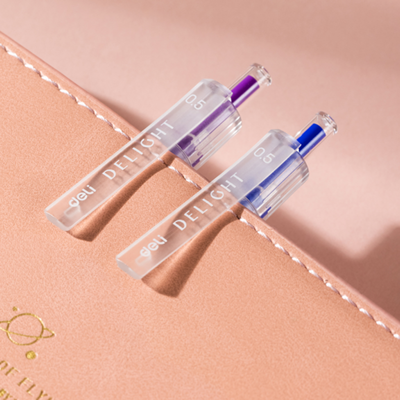 Deli Delight Gel Pen Multiple Colour Gel Ink Pen 0.5mm Smooth Writing ...