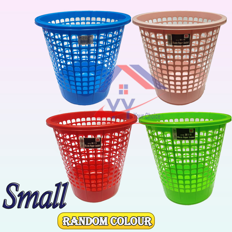 Twins Dolphin Plastic Paper Basket/Plastic Waste Paper Basket/Round ...