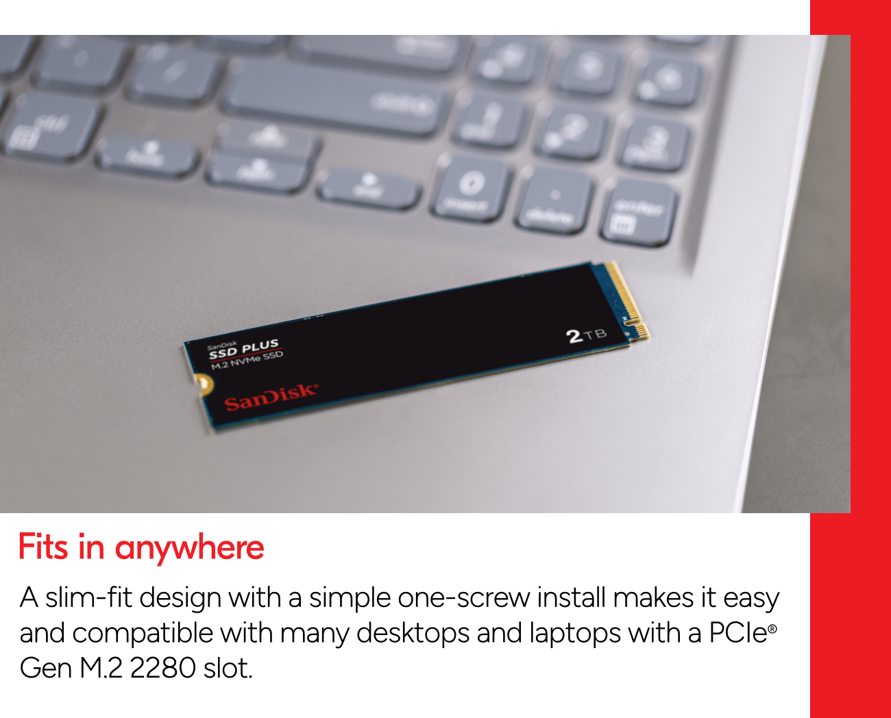 SanDisk® SSD PLUS M.2 NVMe™ SSD (250GB/ 500GB/ 1TB/ 2TB) | Shopee Malaysia