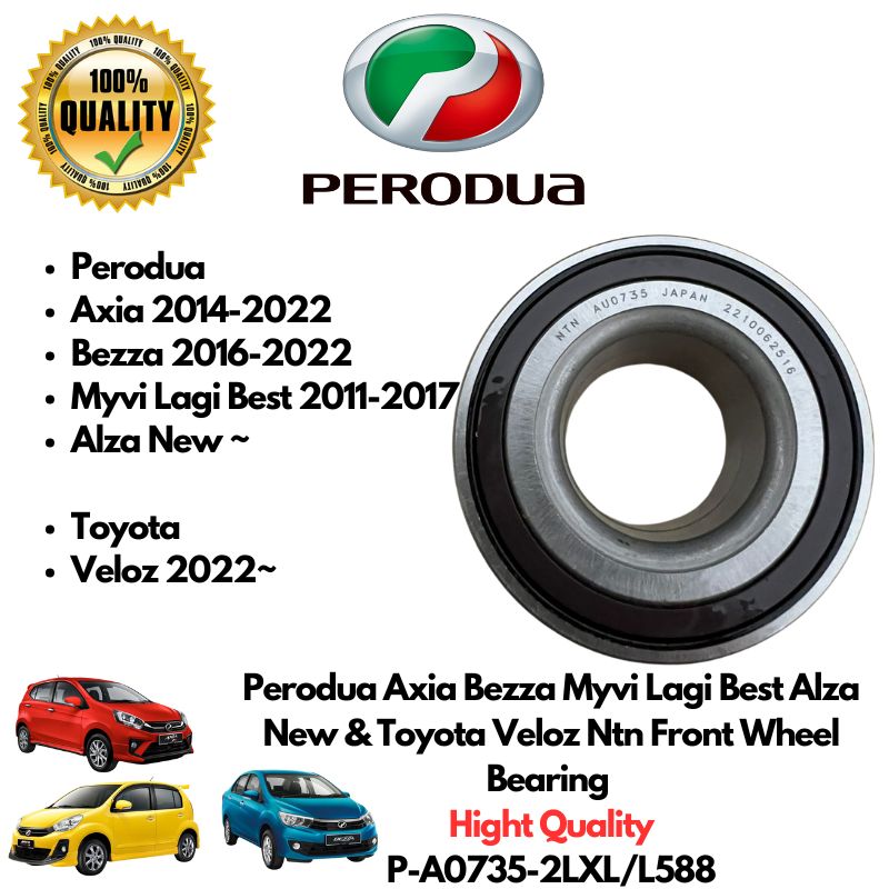 Perodua Axia Bezza Myvi Lagi Best Alza New & Toyota Veloz Ntn Front ...