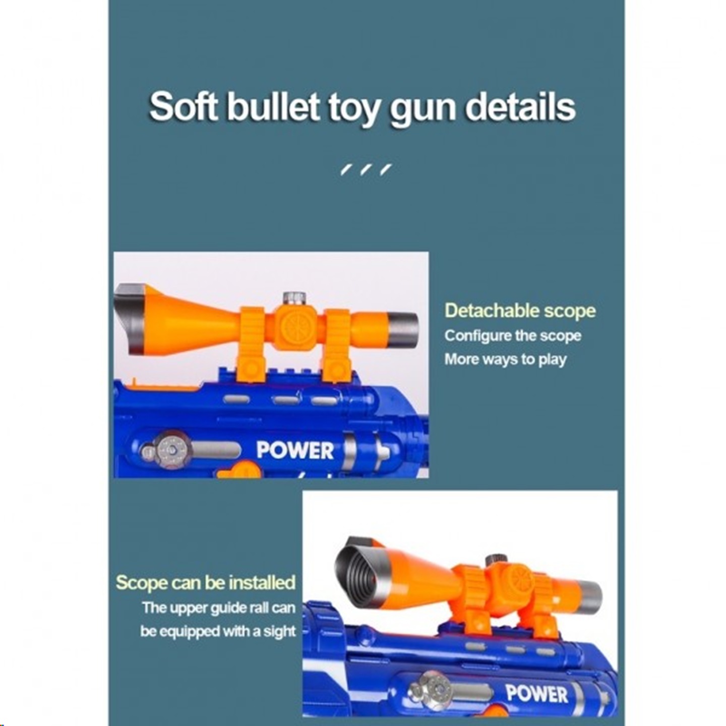 Soft Bullet Gun Blaster For Kid Or Adults /pistol peluru lembut ...